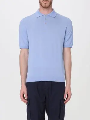 BALLANTYNE Ballantyne Polo Shirt Gnawed Blue