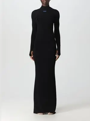 Off-white Sleeveless Evening Dresses