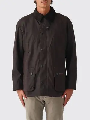 Barbour Barbour Ashby Waxed Cotton Jacket With Corduroy Collar Blue 1