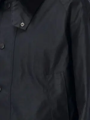 Barbour Ashby Waxed Cotton Jacket With Corduroy Collar - Blue