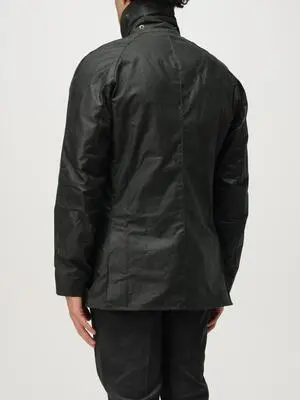 Barbour Ashby Waxed Cotton Jacket With Corduroy Collar - Brown