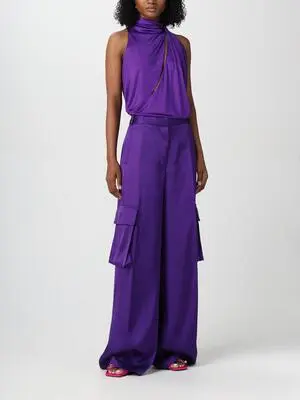 Versace Satin Cargo Pants - Violet