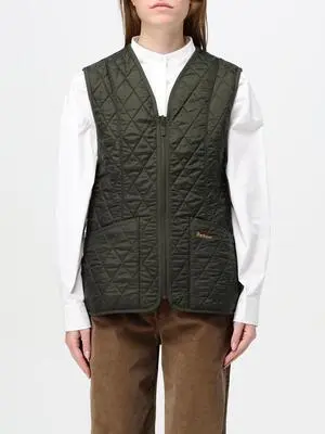 Barbour Quilted Zip-up Waistcoat - Green