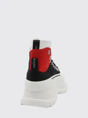 Alexander McQueen Tread Slick Canvas Sneakers - Black