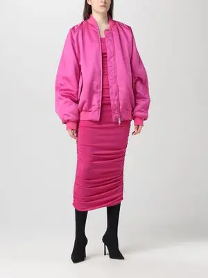 Andamane Off-the-shoulder Ruched Midi Dress - Cyclamen