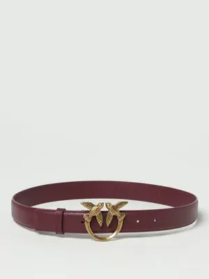 Pinko PINKO Belt With Bird Buckle Burgundy