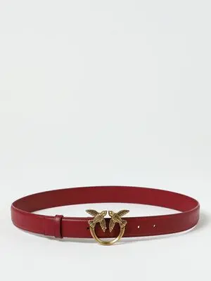 Pinko PINKO Belt With Bird Buckle Red