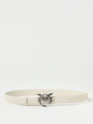 Pinko PINKO Belt With Bird Buckle White 1