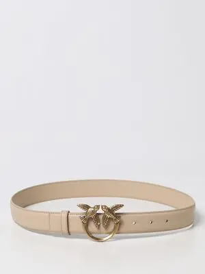 Pinko PINKO Belt With Bird Buckle Yellow Cream