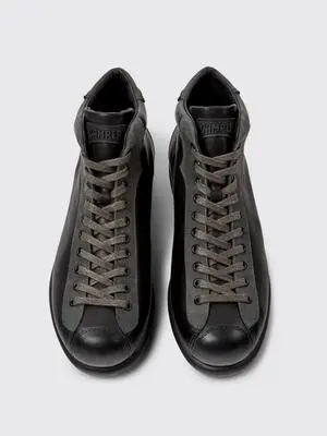 Camper High Top Lace Up Sneakers - Black