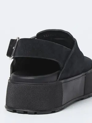 Alexander McQueen Mount Slick Suede Mules - Black