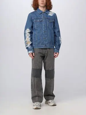 JW Anderson Jacket With Distressed Details - Denim