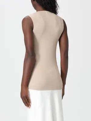 Brunello Cucinelli Sleeveless V-neck Top - Beige