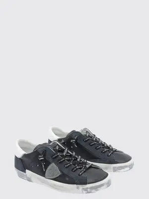 Philippe Model Leather Sneakers - Black