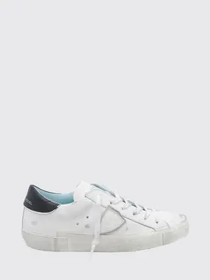 Philippe Model Prsx Bicolour Calfskin Trainers - Ocher