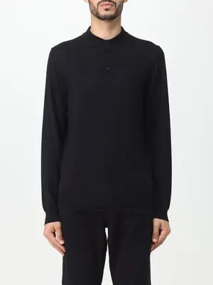BOSS Long Sleeve Polo Shirt - Black 1