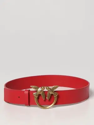 Pinko Pinko Belt With Buckle Red
