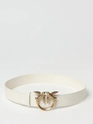 Pinko Pinko Belt With Buckle White