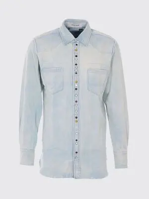 GOLDEN GOOSE Embroidered Cotton Shirt With French Collar