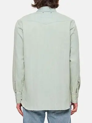GOLDEN GOOSE Shirt - Gnawed Blue