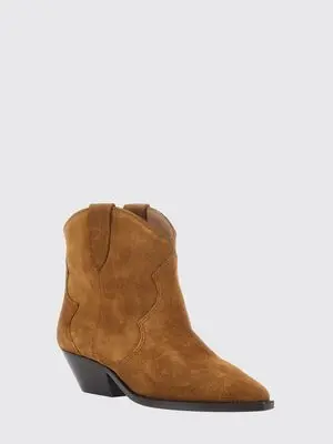 Isabel Marant Étoile Dewina Ankle Boots In Suede - Cocoa