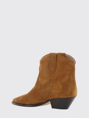 Isabel Marant Étoile Dewina Ankle Boots In Suede - Cocoa