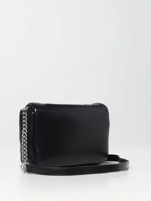 MSGM Nappa Leather Shoulder Bag - Black