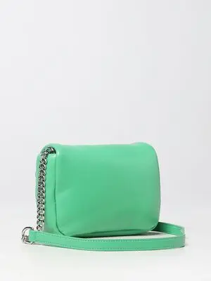 MSGM Synthetic Nappa Leather Bag With Clasp And Chain Strap