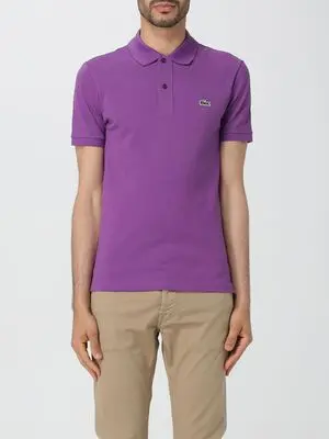 Lacoste Polo Shirt Men Violet