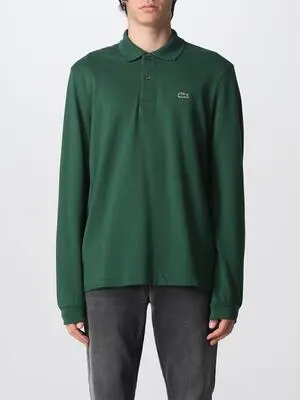 Lacoste Cotton Polo With Mini Logo Green