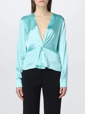 Pinko Draped V-neck Blouse - Green