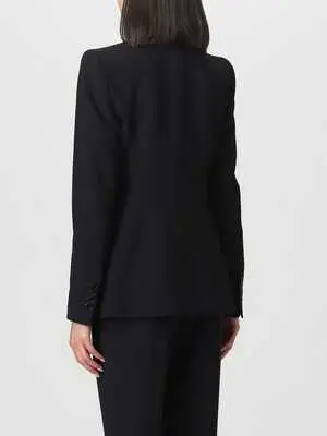 Alexander McQueen Crepe Blazer - Black