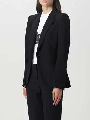 Alexander McQueen Crepe Blazer - Black