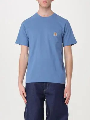 Carhartt Work In Progress T-shirt Men Gnawed Blue