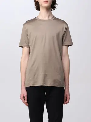 Emporio Armani Cotton T-shirt Dove Grey