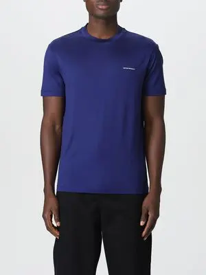 Emporio Armani Cotton T-shirt Royal Blue