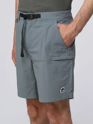 K-WAY Belted Shorts - Grey