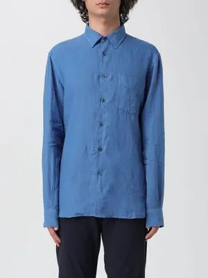 Aspesi Linen Shirt Blue