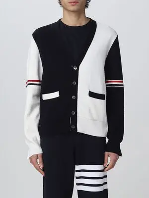 Thom Browne Cotton Cardigan - Blue