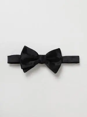 Emporio Armani Silk Bow Tie - Black