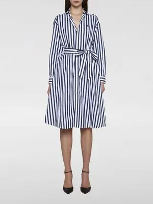 Polo Ralph Lauren Striped Shirt Dress Blue