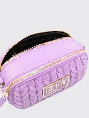 Versace Quilted Camera Bag - Violet