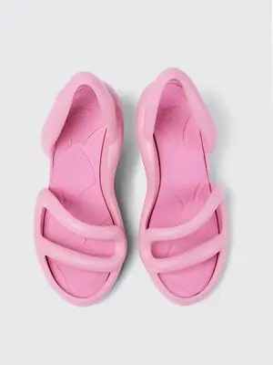 Camper Kobarah Rubber Heeled Sandals - Pink