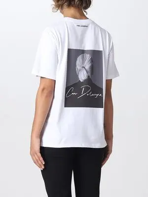Karl Lagerfeld Crewneck T-shirt - White