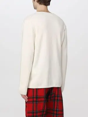 Comme Des Garçons Graphic Knit Sweater - Camel
