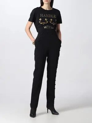 Moschino Tailored Pants With Button Detailing
