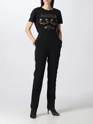 Moschino Tailored Pants With Button Detailing