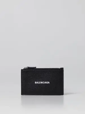 Balenciaga Grained Leather Credit Card Holder