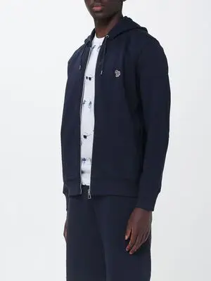 Paul Smith Zip-up Hoodie With Embroidered Logo