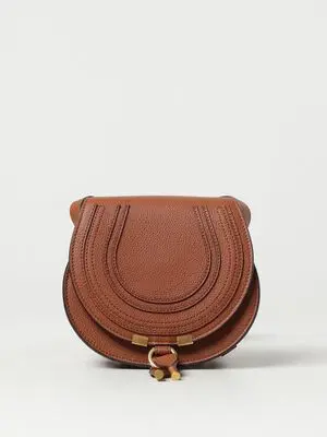 Chloé Marcie Grained Leather Bag - Brown